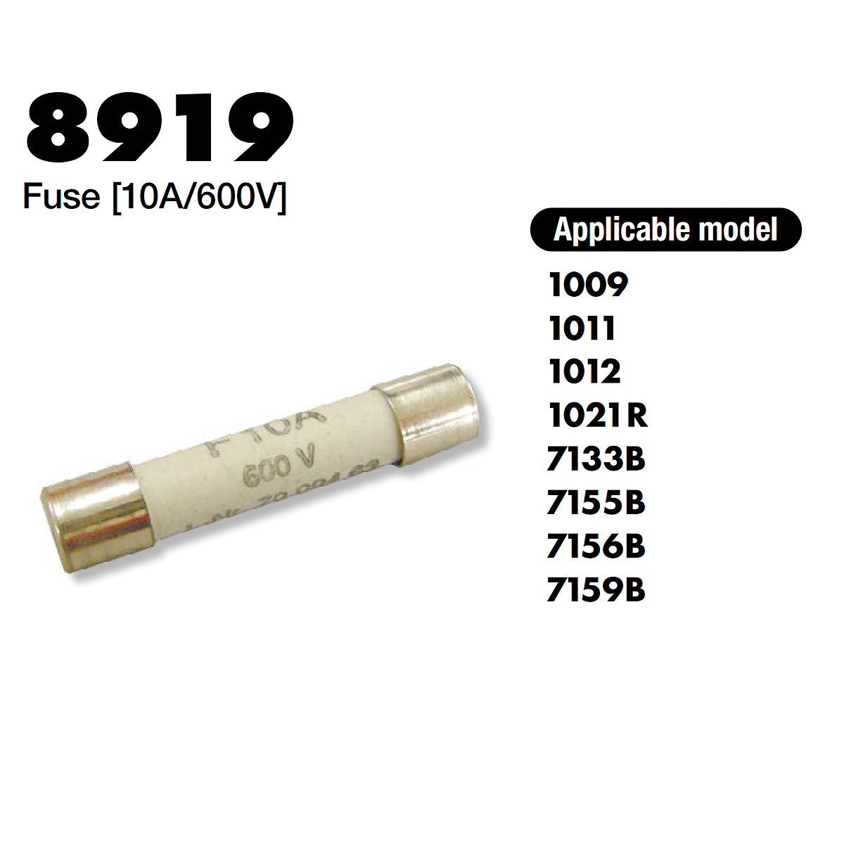 Cầu chì sứ 10A/600V Kyoritsu 8919 - NPOWER