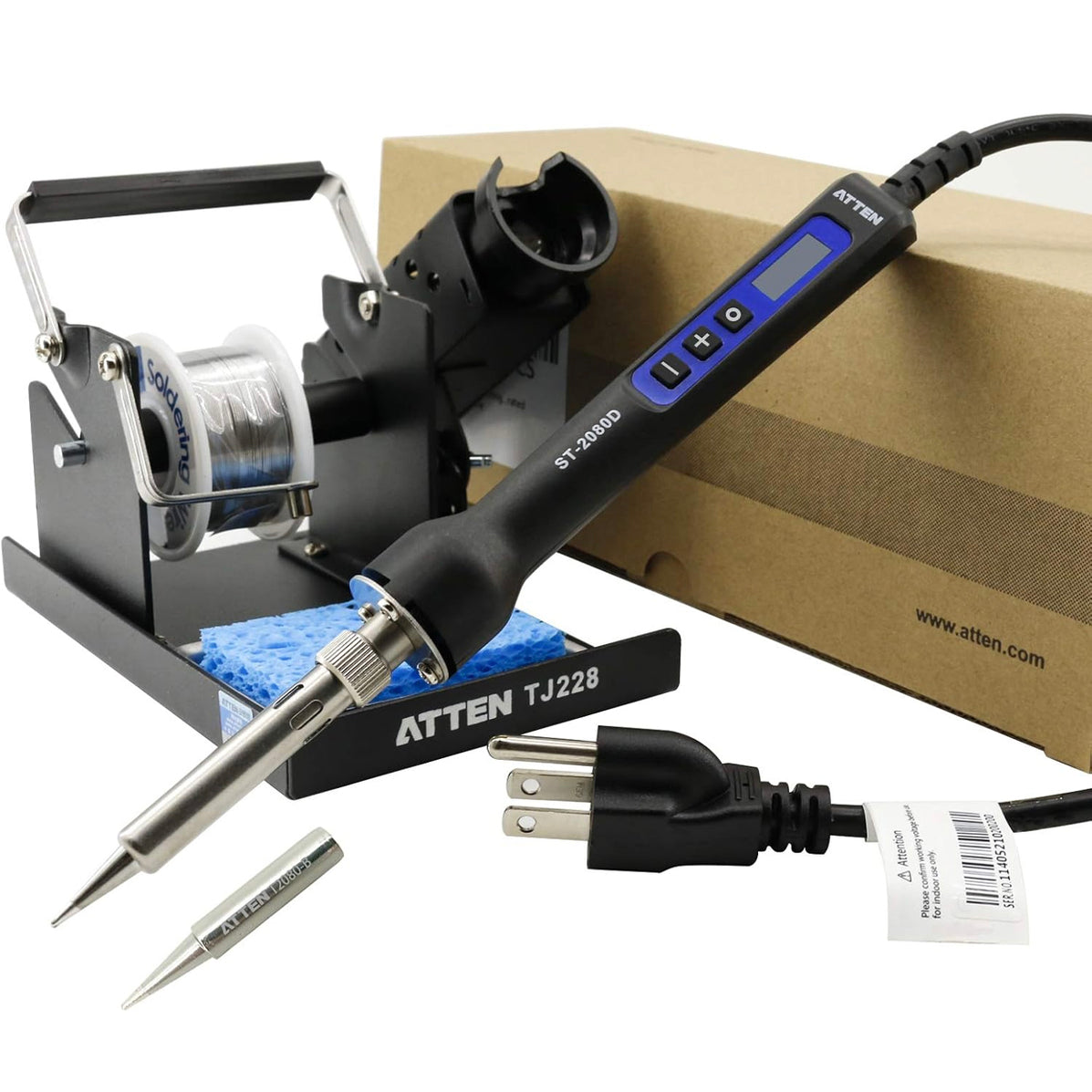 Mỏ hàn chuyên nghiệp kỹ thuật số 65W~150W Atten 2065D/2080D/2150D Seri ...